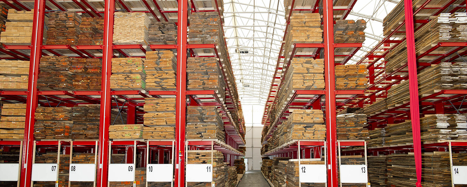 Cantilever racking for timber | storage systems | OHRA UK