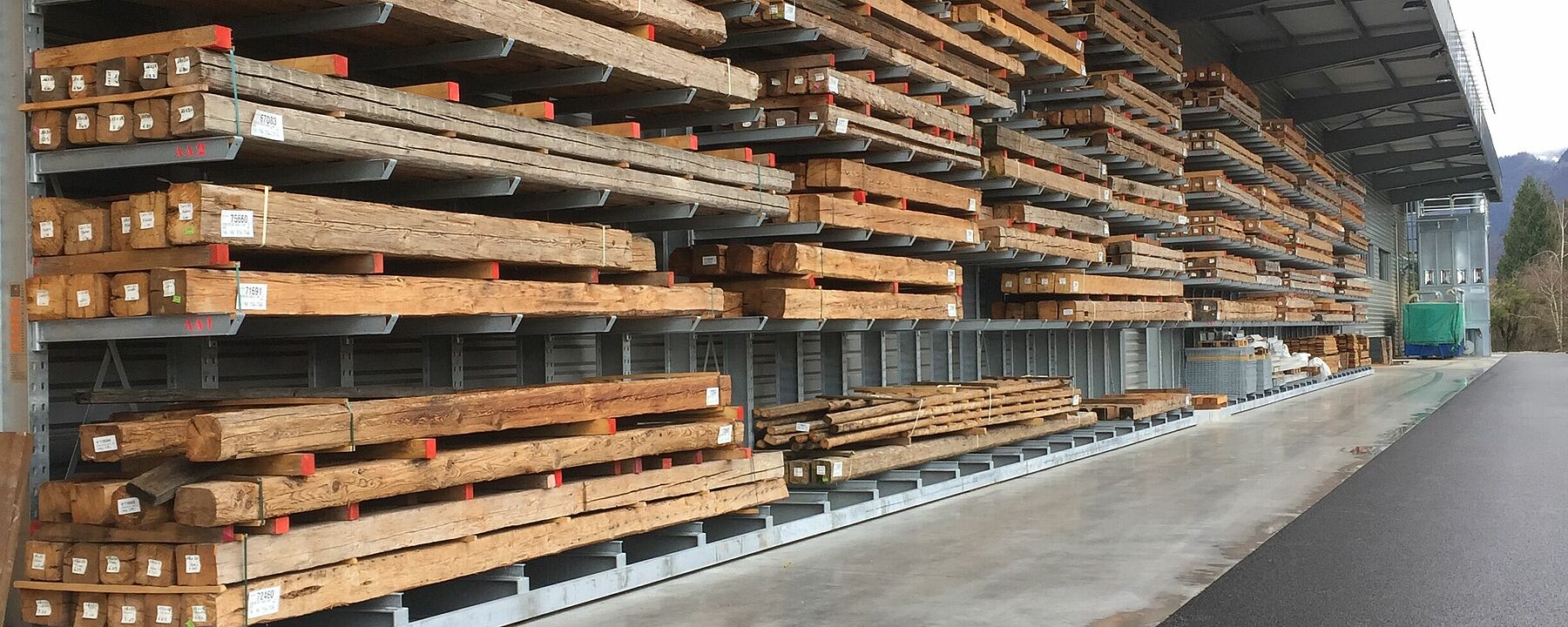 Cantilever racking for timber | storage systems | OHRA UK