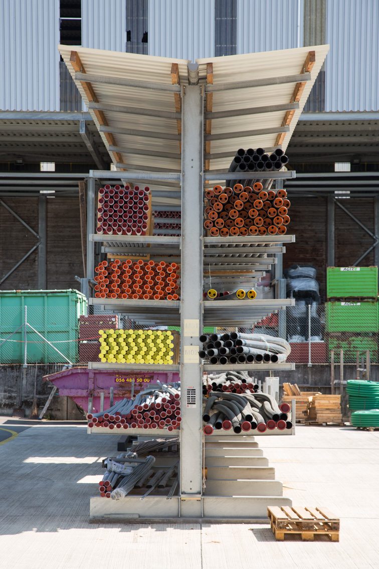 Cantilever racking for building material | Storage systems | OHRA UK